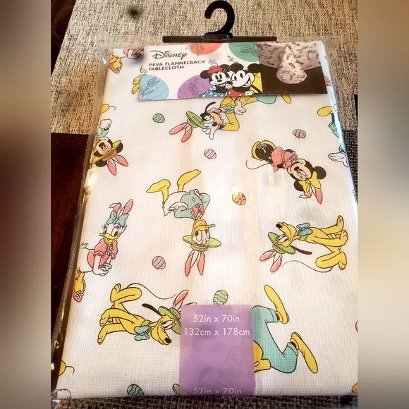 Disney | Dining | Mickey Friends Tablecloth 52 X 7 Easter Spring Bunny ...